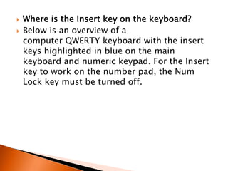 Ms word explore key functions in insert. | PPT