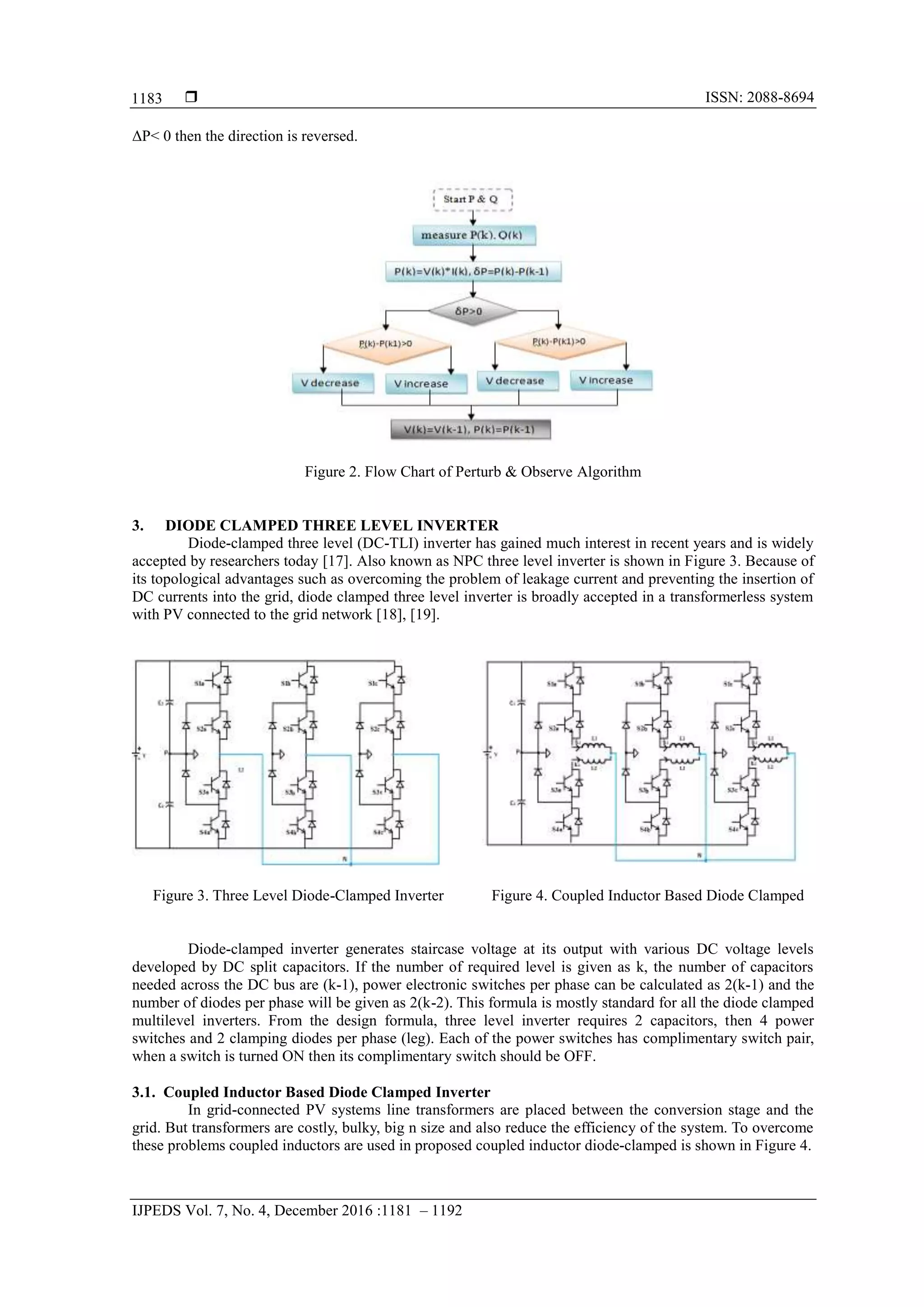 Hysteresis SVM for Coupled Inductor Z Source Diode Clamped 3-Level Inverter Based Grid Connected ...