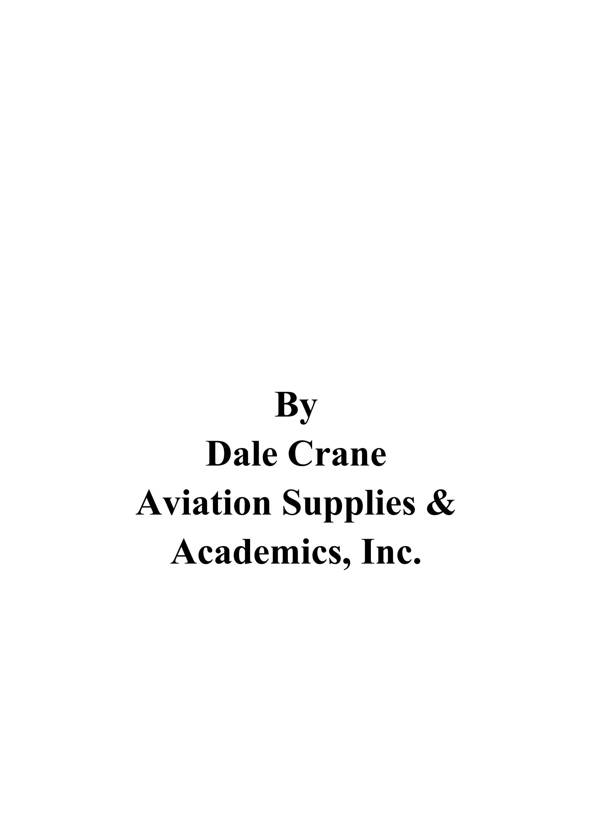 Aviation Mechanic Handbook - Dale Crane - The Aviation Standard eBook | PDF