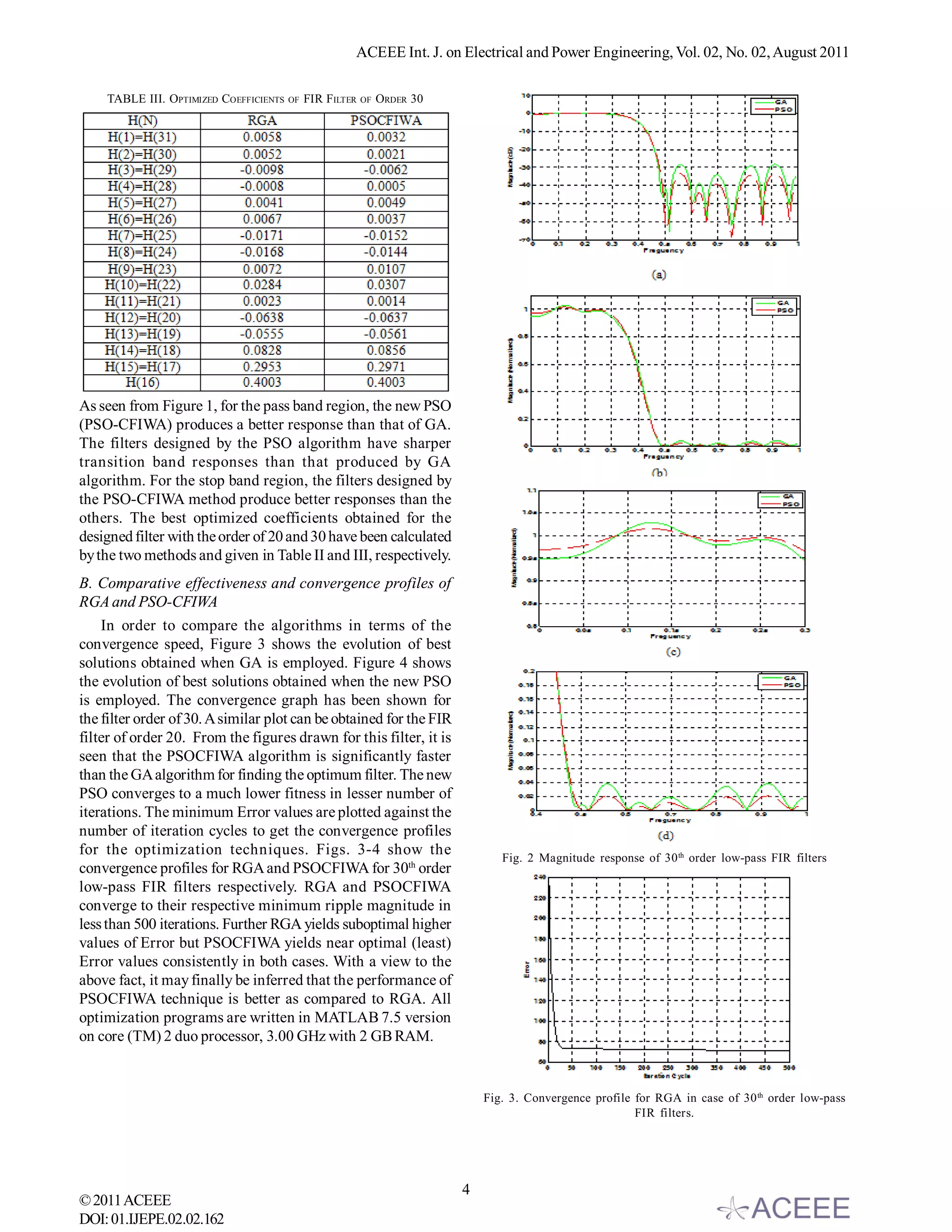 Fir Filter Design Using Particle Swarm Optimization With Constriction Factor And Inertia Weight