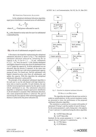Dynamic Sub-Channel Allocation in Multiuser OFDM Systems to Achieve Variable Data Rate | PDF