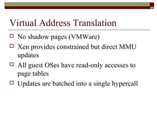 Xen and the Art of Virtualization | PPT