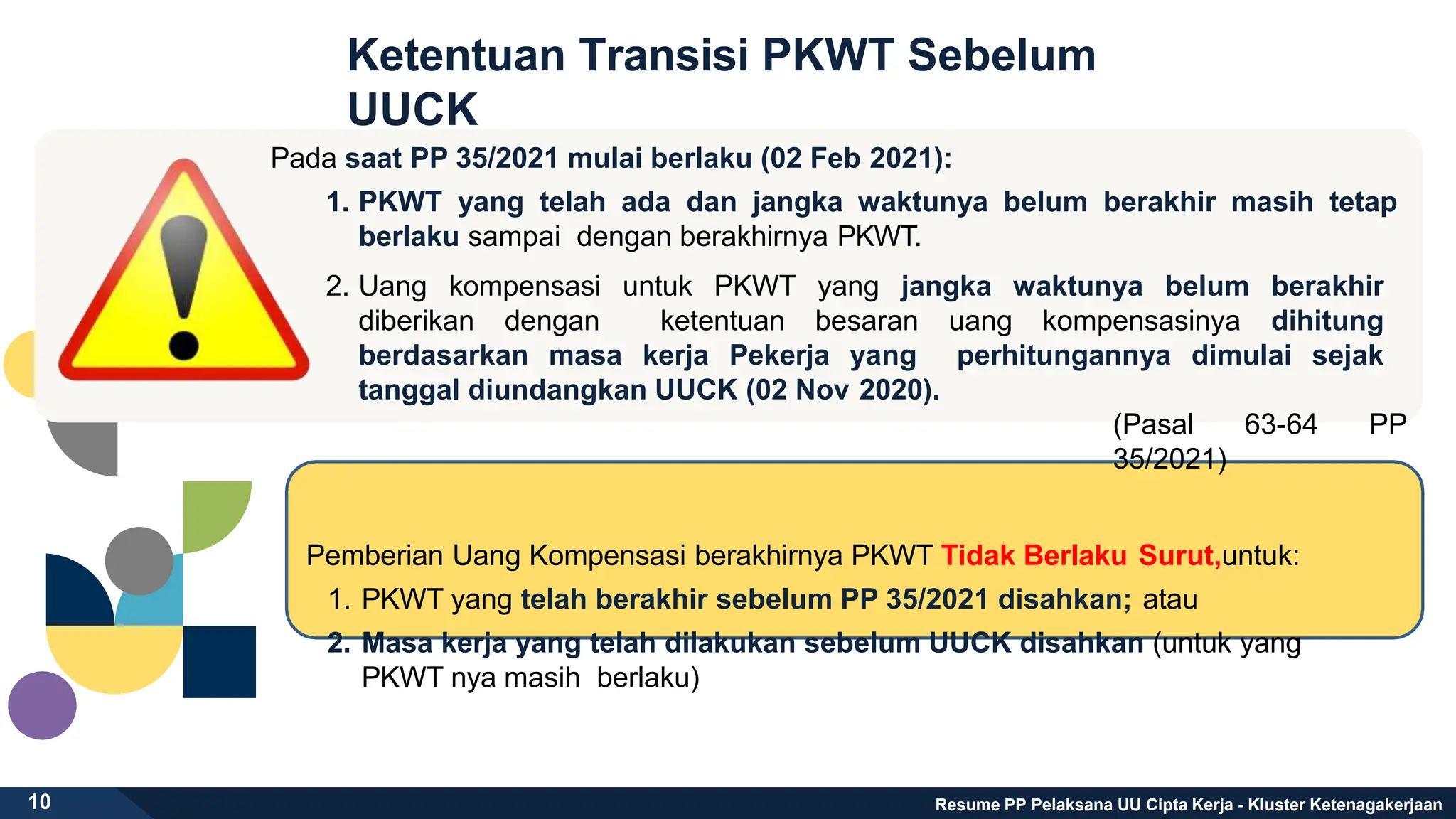 Resume PP UU Cipta Kerja - Klaster Ketenagakerjaan.pptx
