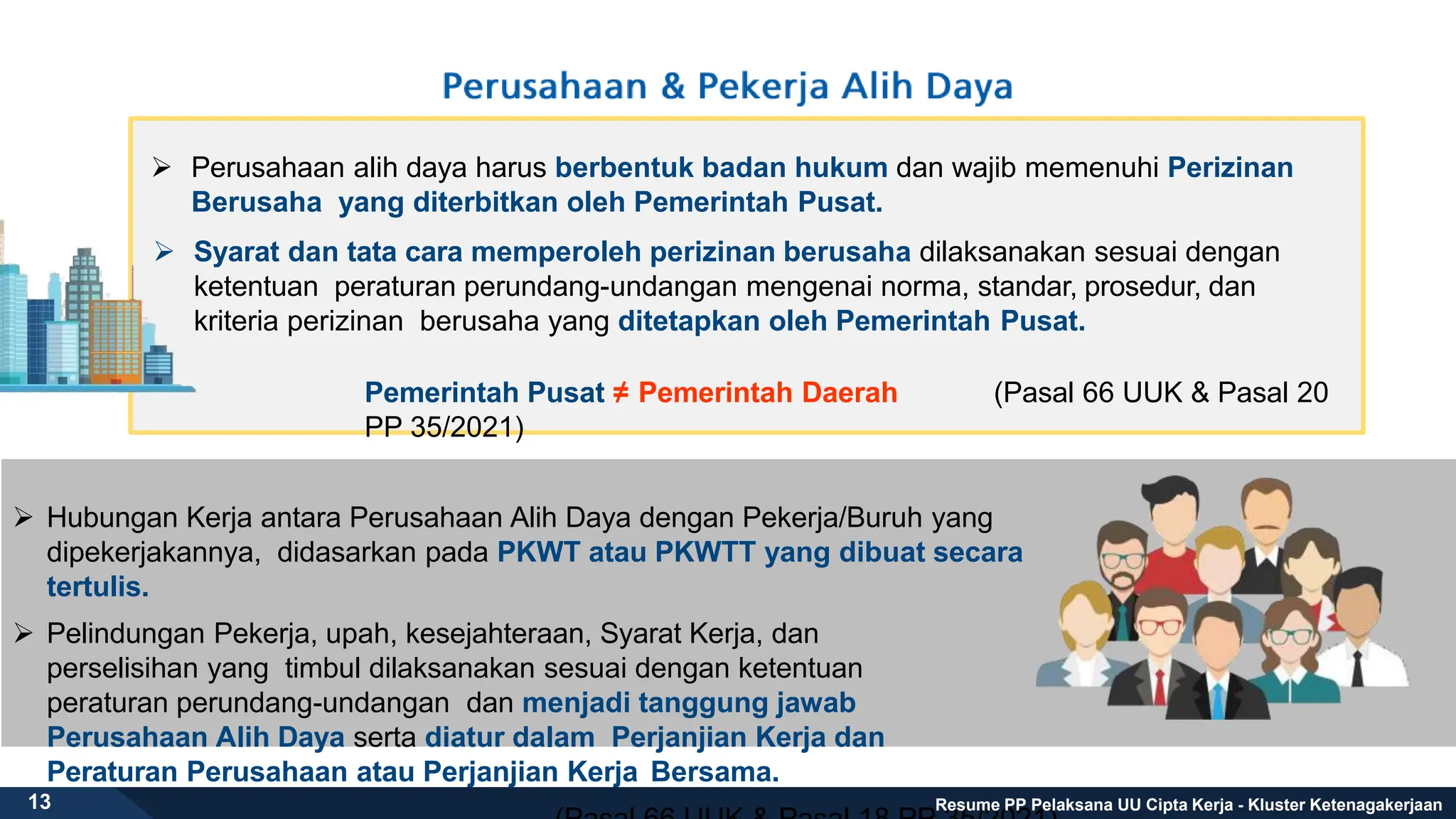 Resume PP UU Cipta Kerja - Klaster Ketenagakerjaan.pptx