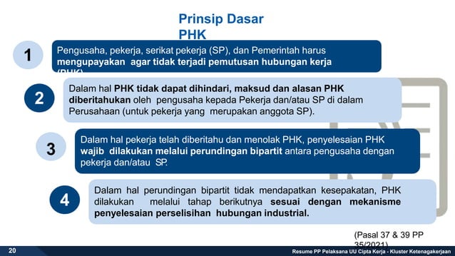 Resume PP UU Cipta Kerja - Klaster Ketenagakerjaan.pptx