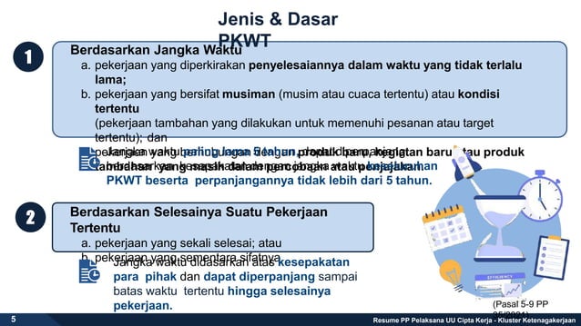 Resume PP UU Cipta Kerja - Klaster Ketenagakerjaan.pptx