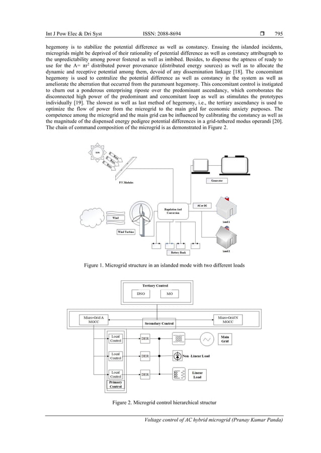 Voltage control of AC hybrid microgrid | PDF