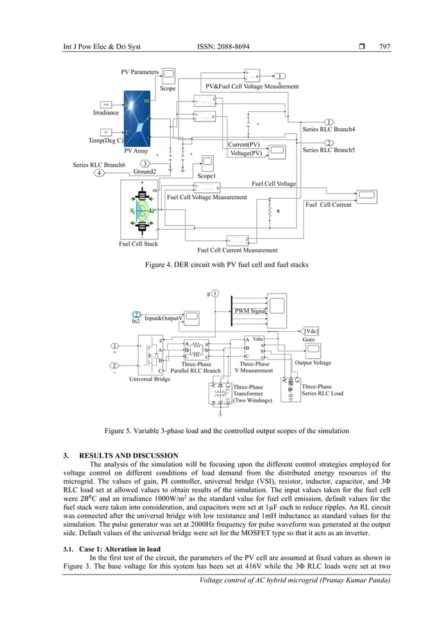 Voltage control of AC hybrid microgrid | PDF