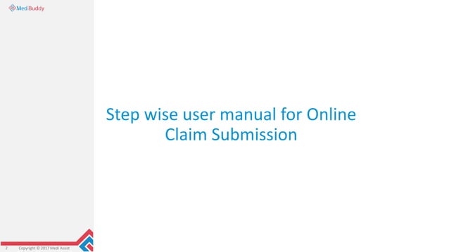 162132User_Manual_for_Online_Claim_Submission.pptx | Health Insurance | Insurance