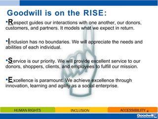 WI Presentation - Goodwill | PPT | Non-Profit Organizations | Industries