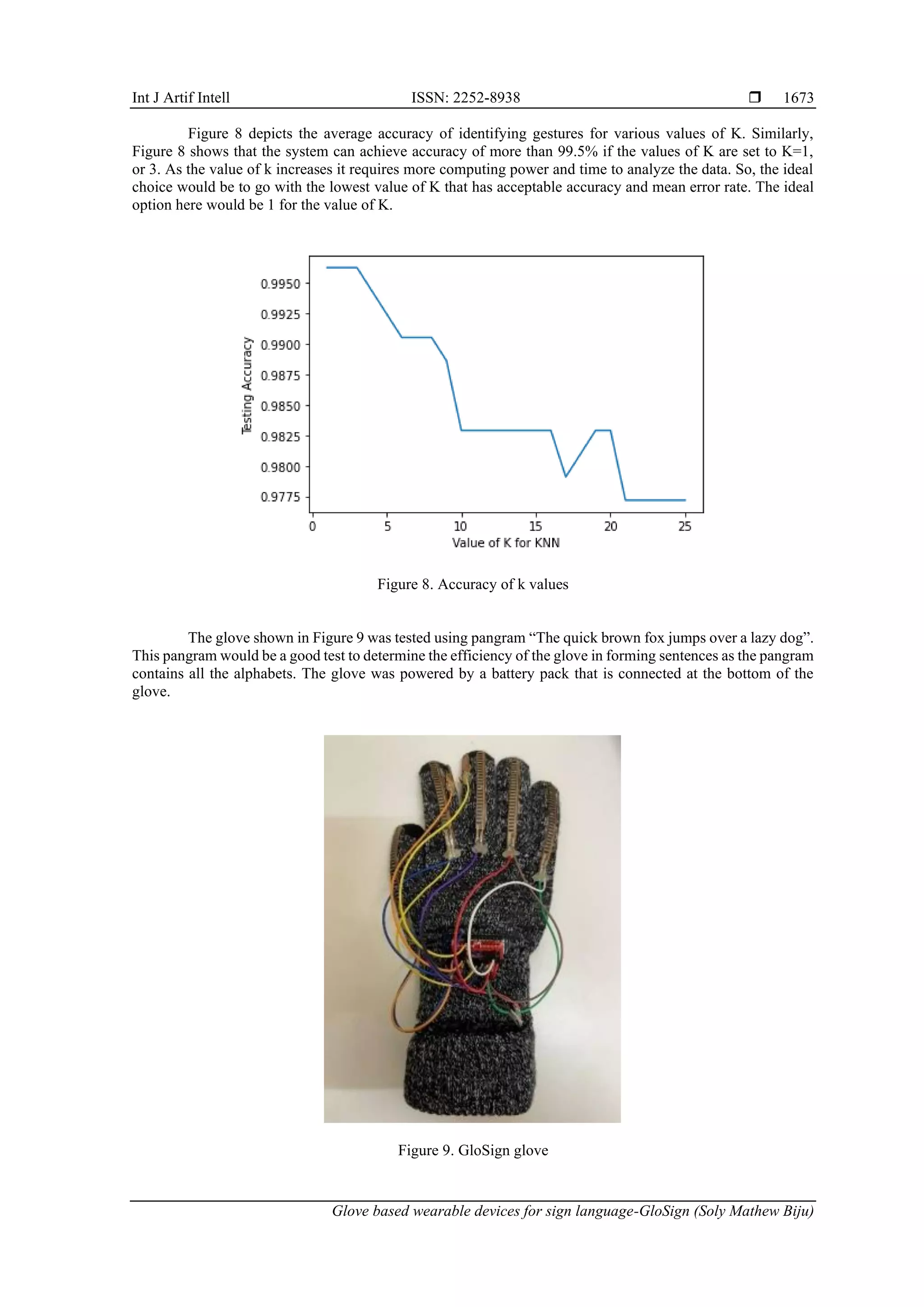 Glove based wearable devices for sign language-GloSign | PDF