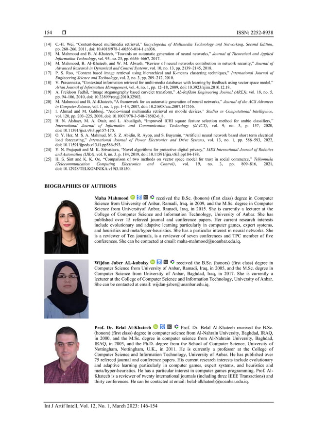 Multimedia information retrieval using artificial neural network | PDF