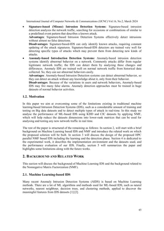 High Performance NMF Based Intrusion Detection System for Big Data IOT ...