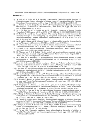 Advanced Privacy Scheme to Improve Road Safety in Smart Transportation Systems | PDF