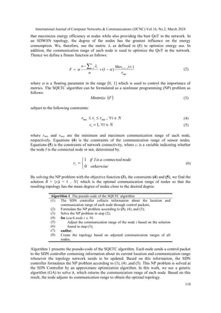 A Topology Control Algorithm Taking into Account Energy and Quality of Transmission for Software ...