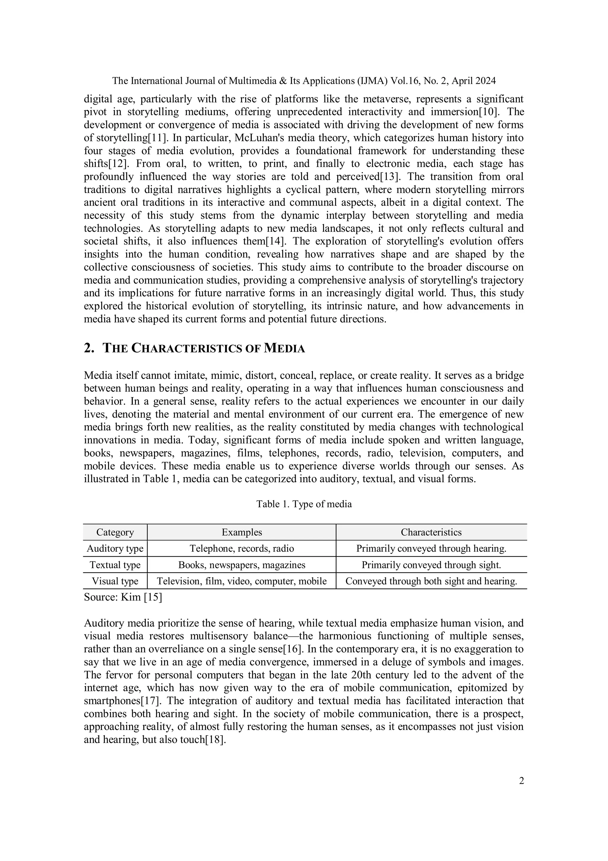 METALOGUING: THE NEW PARADIGMS OF STORYTELLING IN THE AGE OF DIGITAL ...