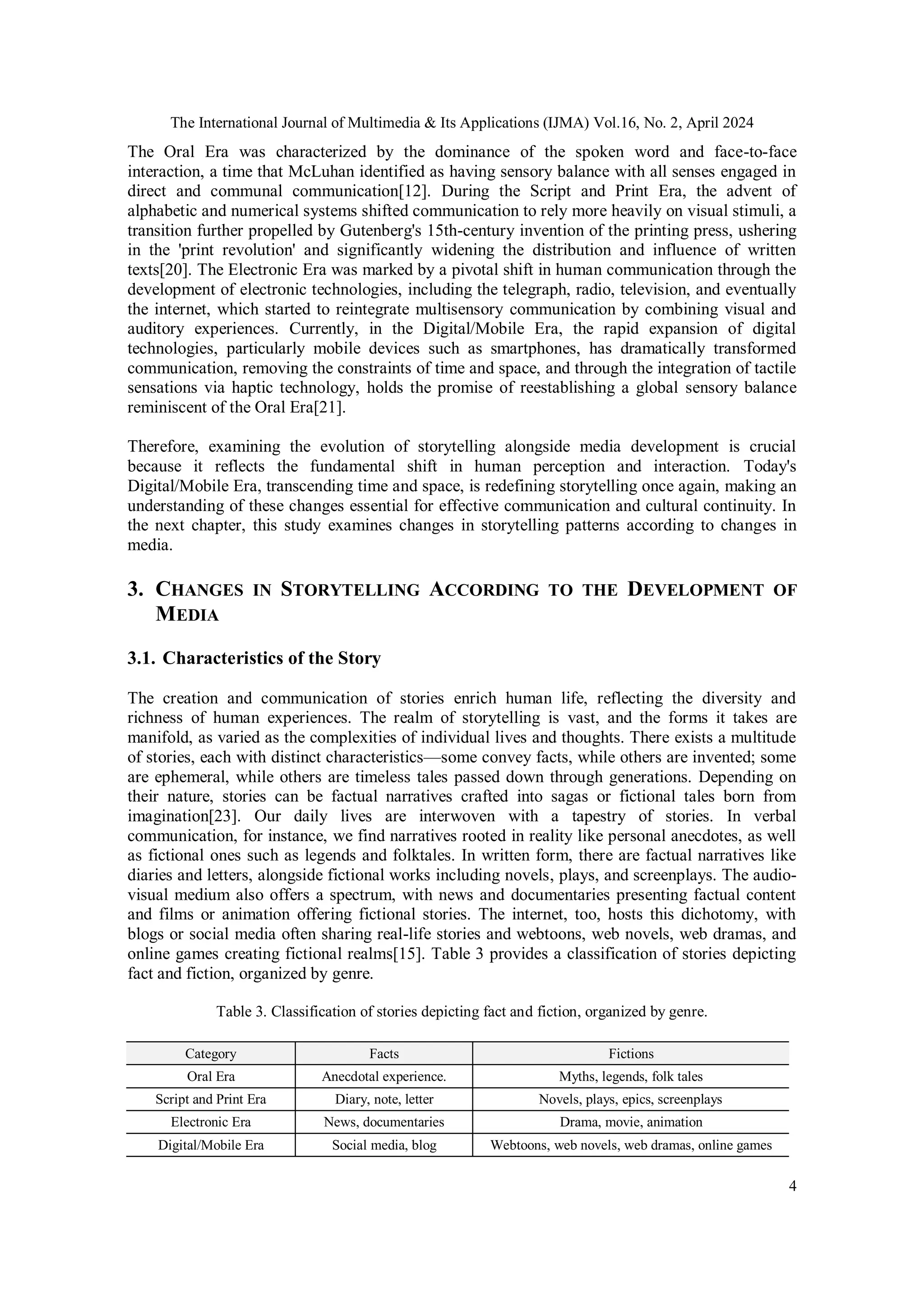 METALOGUING: THE NEW PARADIGMS OF STORYTELLING IN THE AGE OF DIGITAL ...