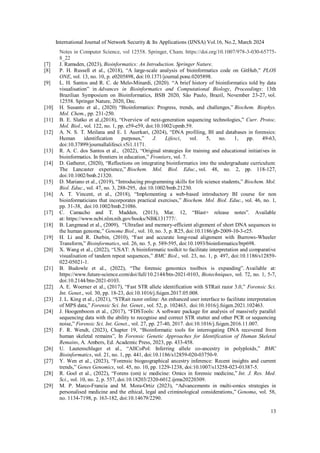 UNLOCKING SECRETS: BIOINFORMATICS' IMPACT ON FORENSIC BIO-EXAMINATIONS | PDF