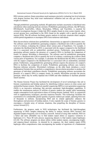 UNLOCKING SECRETS: BIOINFORMATICS' IMPACT ON FORENSIC BIO-EXAMINATIONS ...