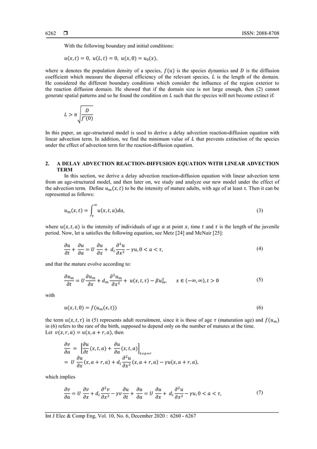 A stage-structured delayed advection reaction-diffusion model for single species | PDF ...