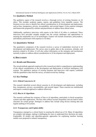 Ethical Consideration in Artificial Intelligence Development and Deployment | PDF