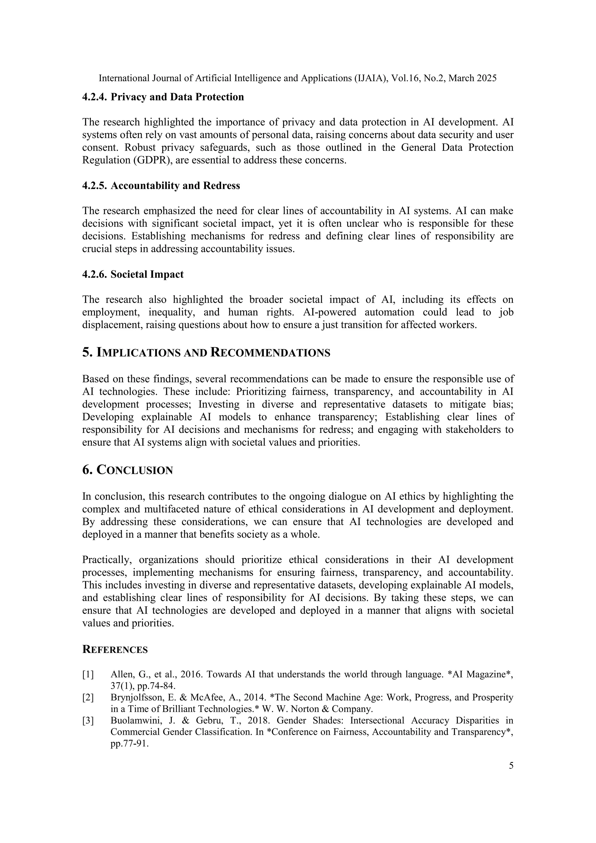 ETHICAL CONSIDERATION IN ARTIFICIAL INTELLIGENCE DEVELOPMENT AND DEPLOYMENT | PDF