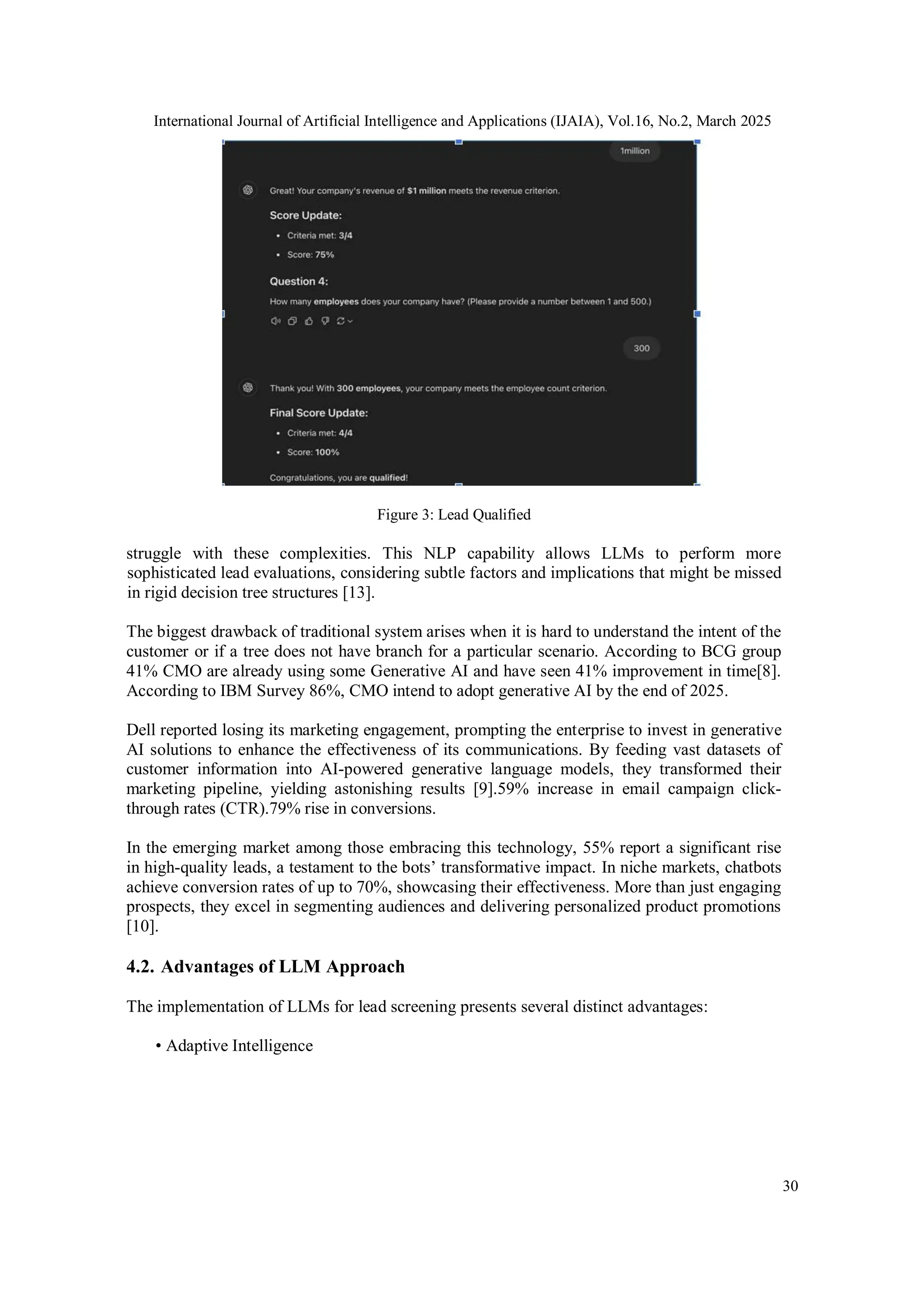 Revolutionizing Lead Qualification: The Power of LLMs Over Traditional Methods | PDF