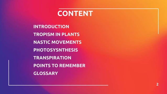 plant physiology,photosynthesis,tropism in plants,definition for types ...