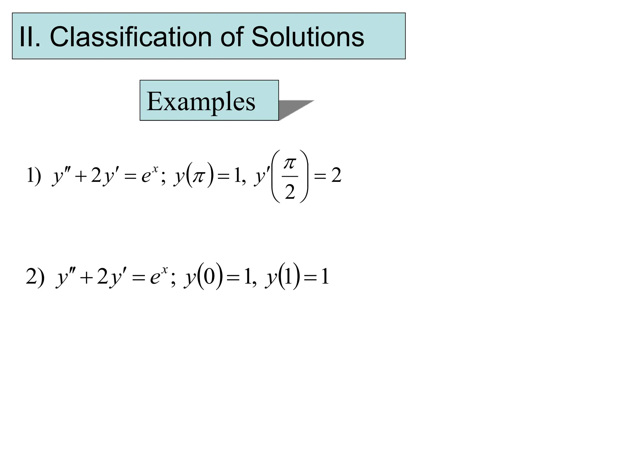 First Order Differential Equation For Grad Ppt