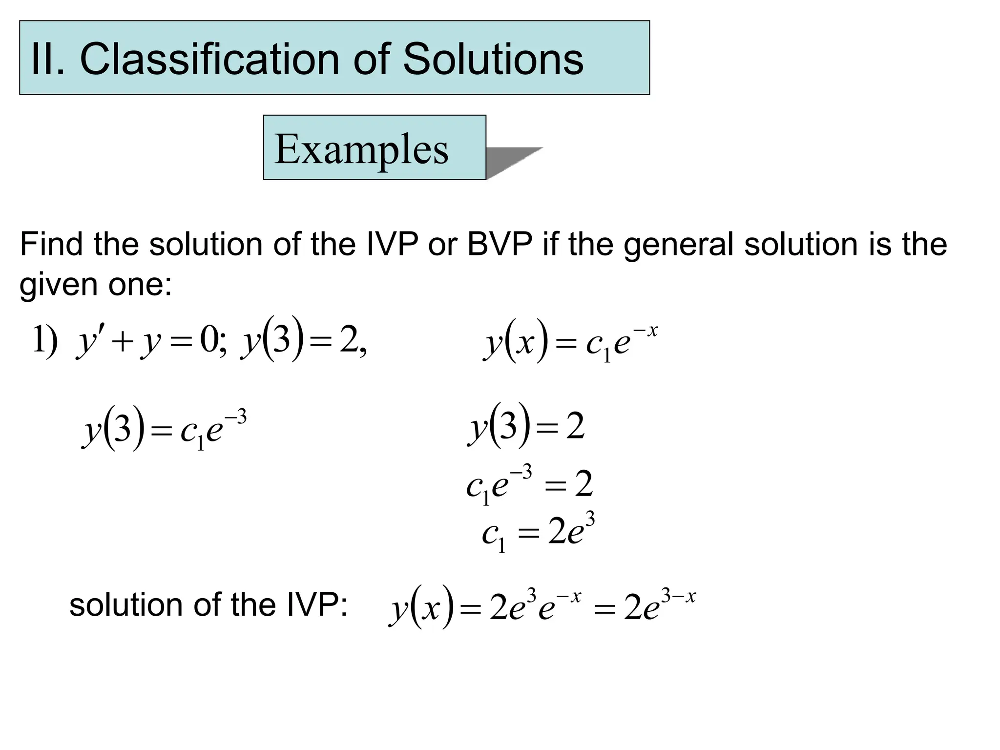 first order differential equation for grad | PPT