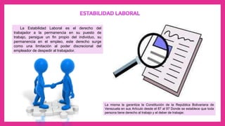 Establidad laboral | PPTX