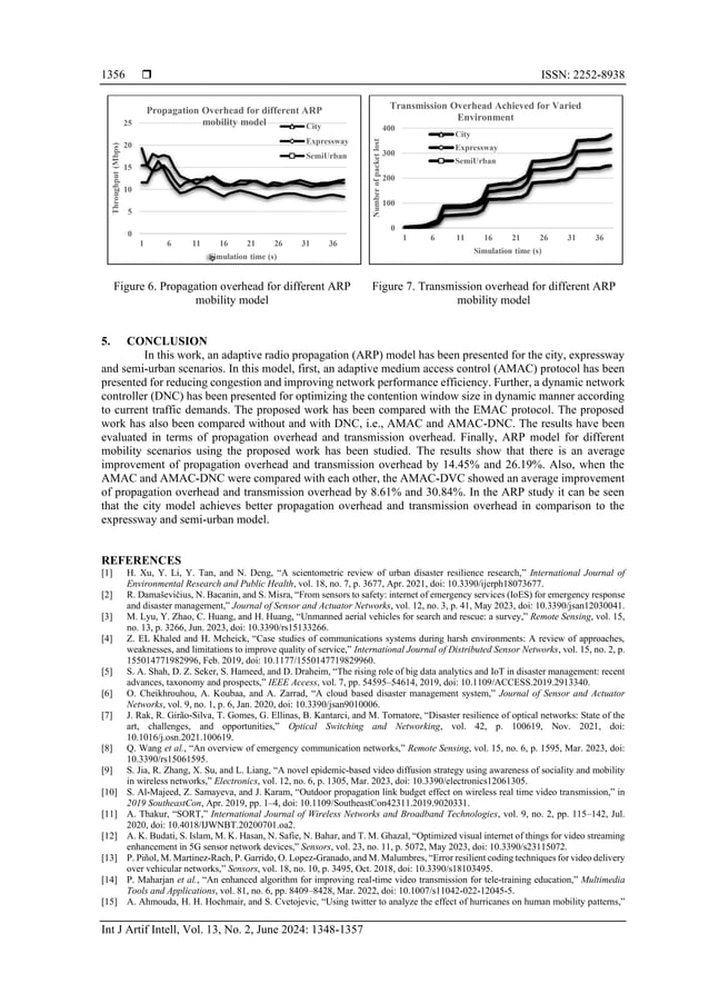 Adaptive radio propagation model for maximizing performance efficiency in smart city disaster ...