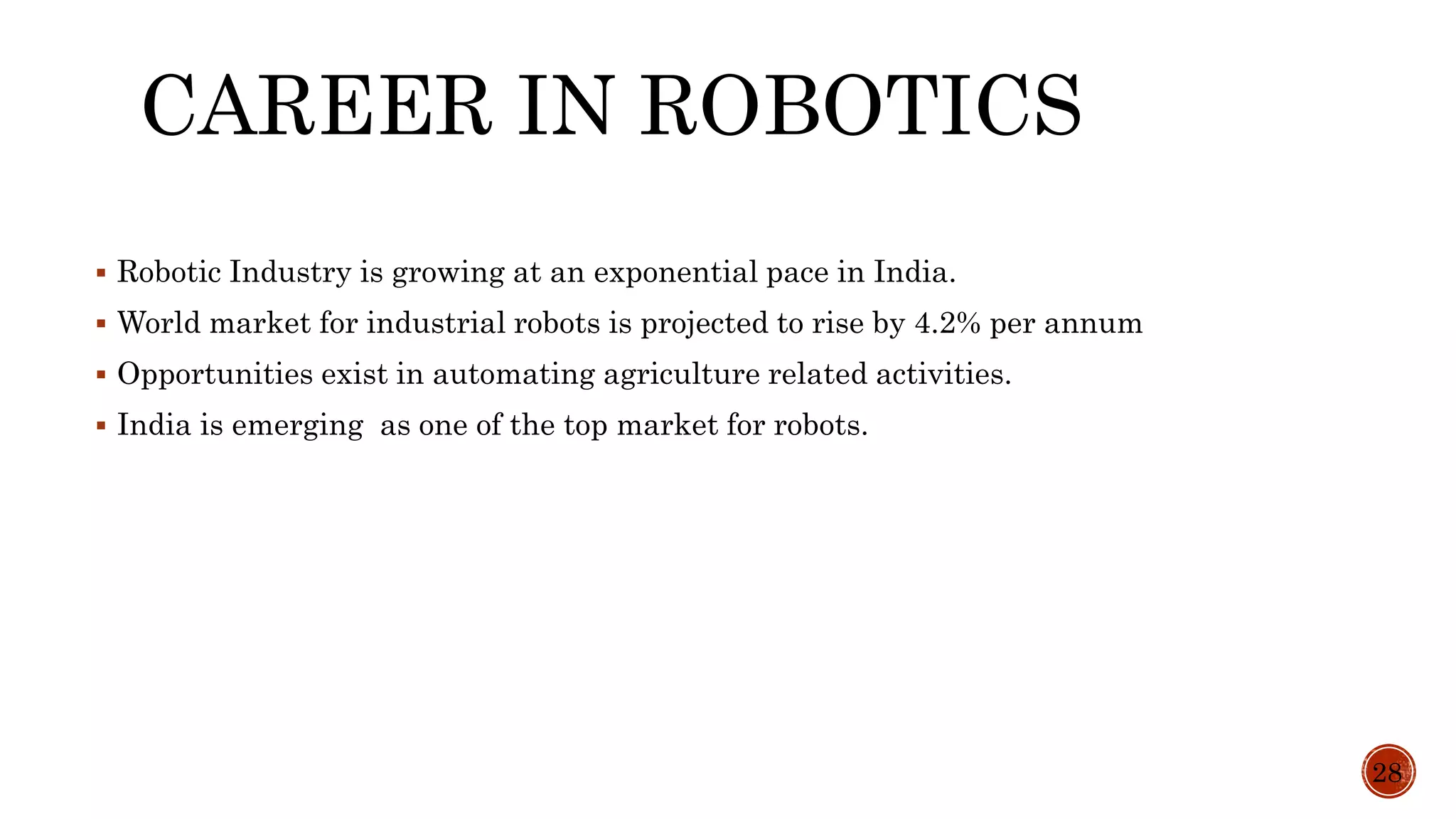 robotics and automation | PPTX