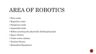 robotics and automation | PPTX