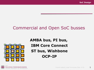 Commercial and Open SoC buses_AMBA_OCP.ppt