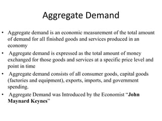 Aggregate Demand | PPTX