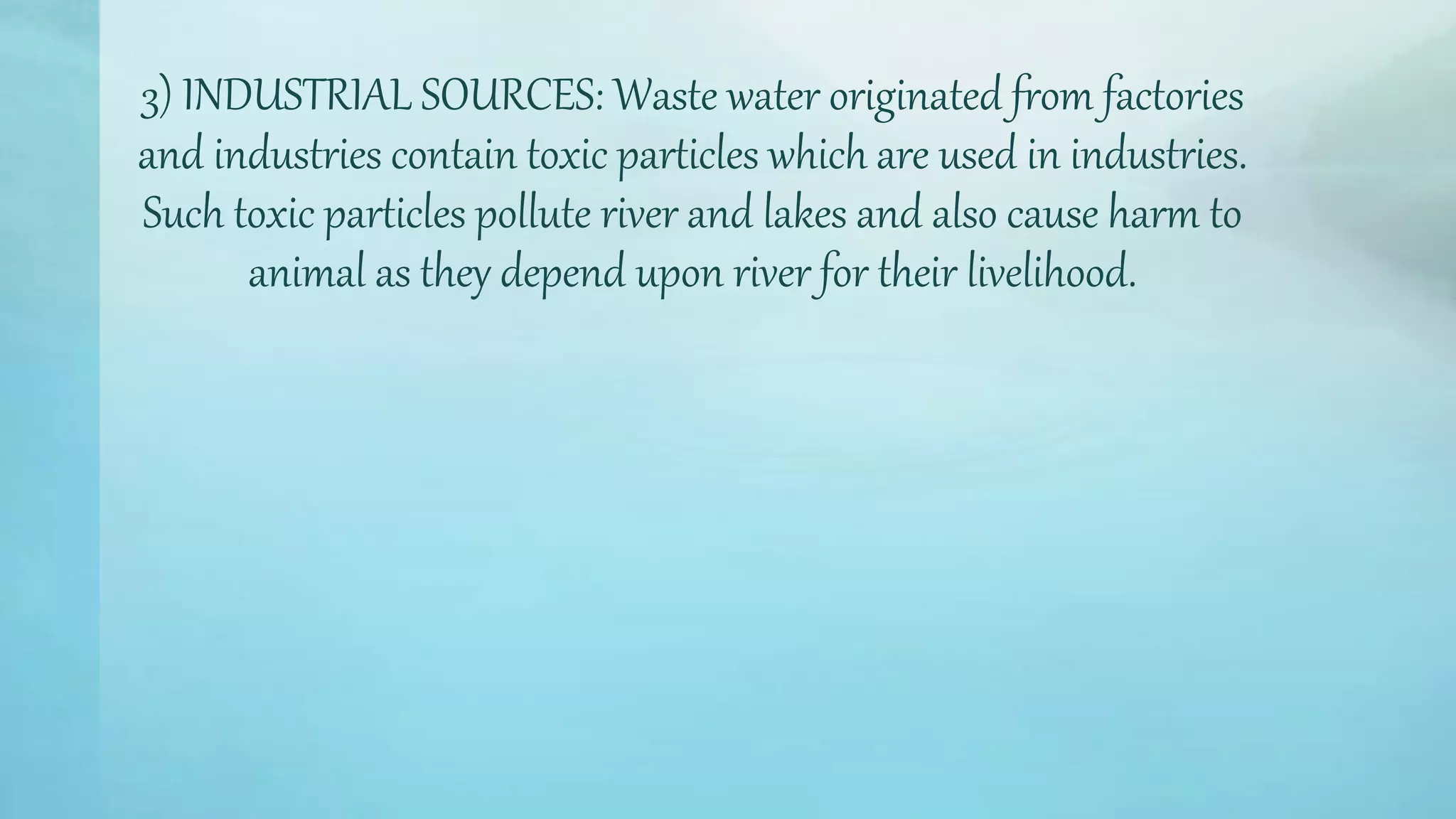Water polution | PPTX | Environmental Services Industry | Industries