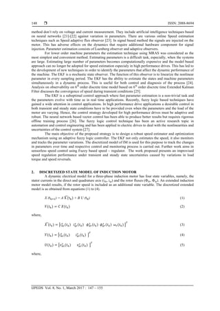A Robust EKF Based Speed Estimator and Fuzzy Optimization Technique for Sensorless Induction ...