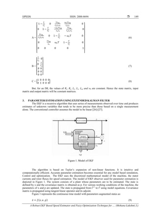 A Robust EKF Based Speed Estimator and Fuzzy Optimization Technique for Sensorless Induction ...