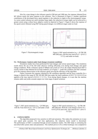 A Robust EKF Based Speed Estimator and Fuzzy Optimization Technique for Sensorless Induction ...