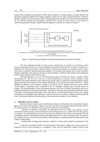 Novel Active Current Transducers for Diesel Power Stations | PDF | Physics | Science