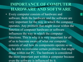 computer hardware | PPT