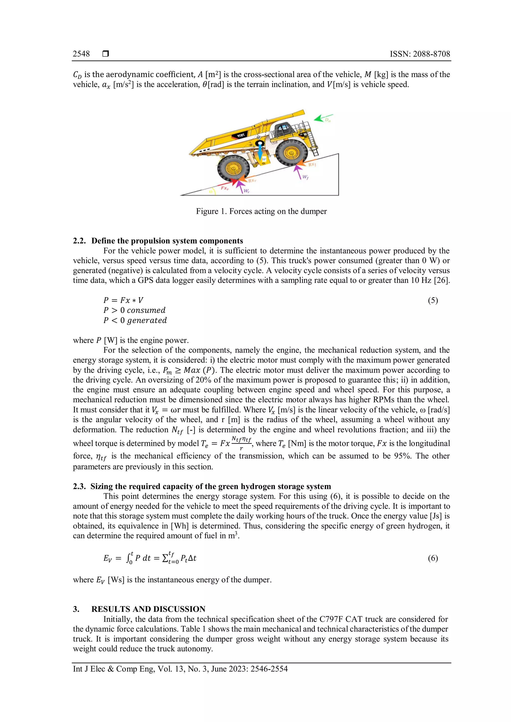 Design of the electric propulsion system for dumper trucks | PDF