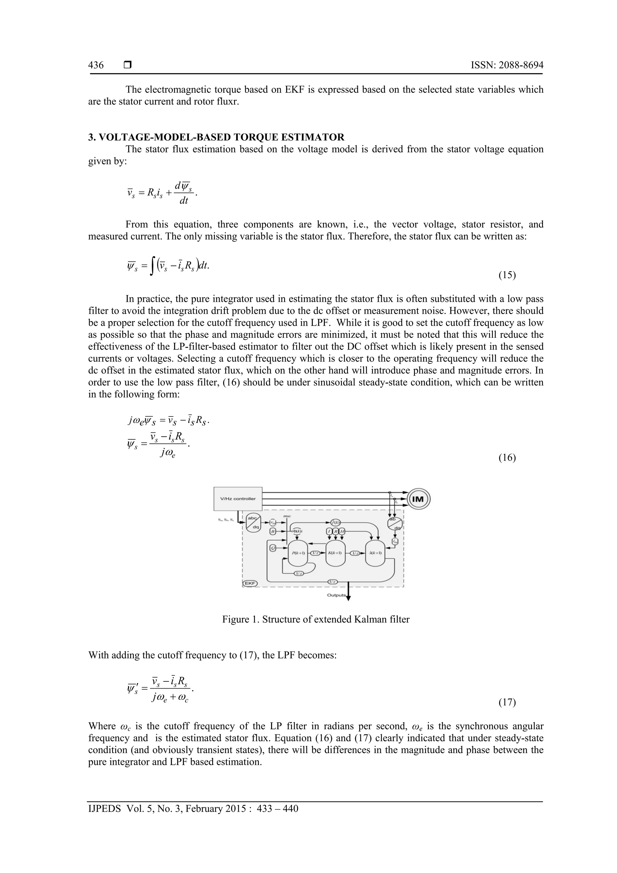 Experimental Evaluation of Torque Performance of Voltage and Current Models using Measured ...