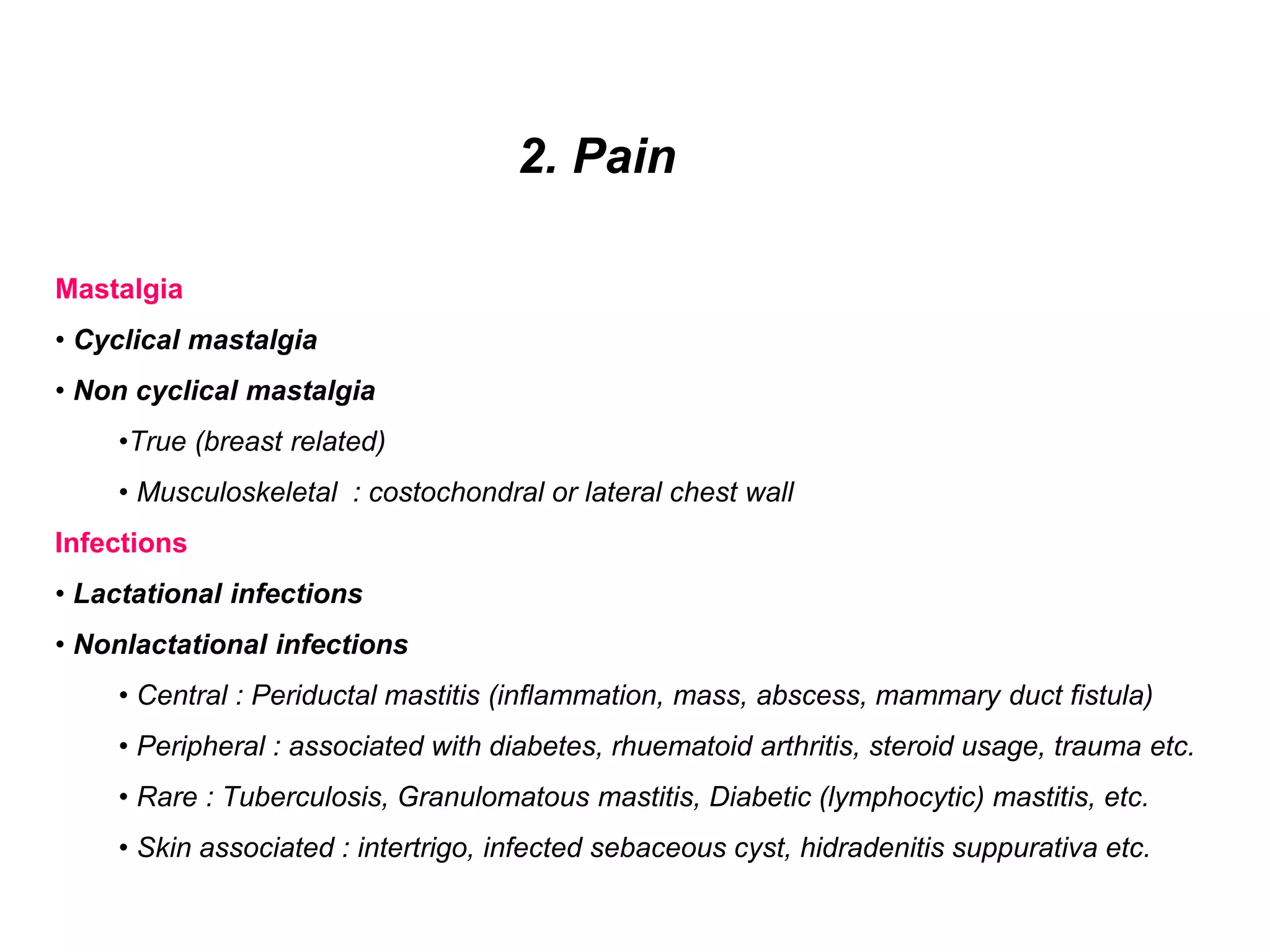 16290 (10) benign and malignant disease of the breast | PPTX