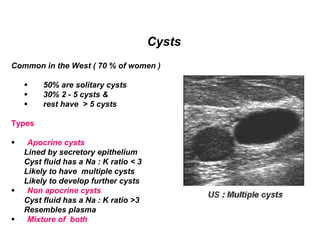 16290 (10) benign and malignant disease of the breast | PPTX