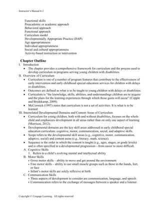 Introduction to Young Children with Special Needs Birth Through Age ...