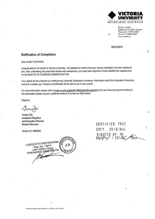 Course Completion Letter_Certified Copy | PDF