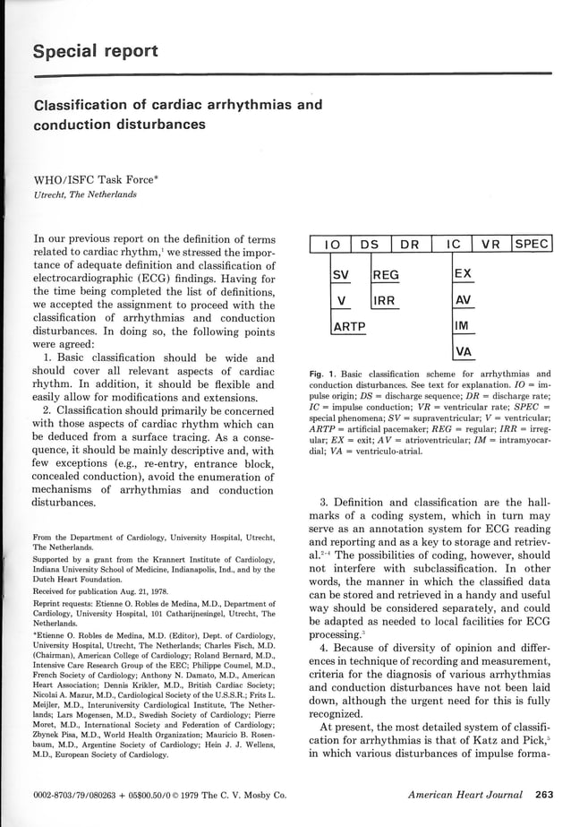 162 classification of cardiac arrhythmias and conduction disturbances | PDF