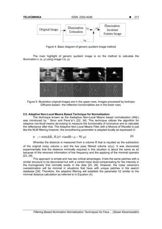 Filtering Based Illumination Normalization Techniques for Face Recognition | PDF